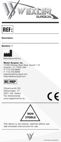 Wexler Surgical - Instructions for Use