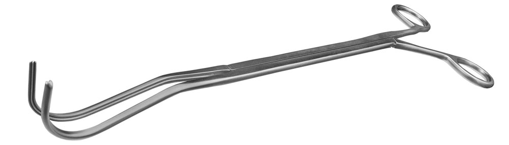 VATS Harken #2 Clamp - 95mm Fully Curved 1x2 DeBakey Atraumatic jaws ...